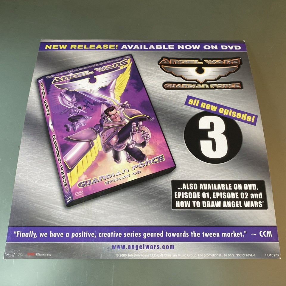 Angel Wars Animated Series, 12x12, Album Flat Poster Christian | eBay
