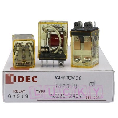 10PC NEW for IDEC Relay RH2B-U RH2B-U 220VAC in box | eBay