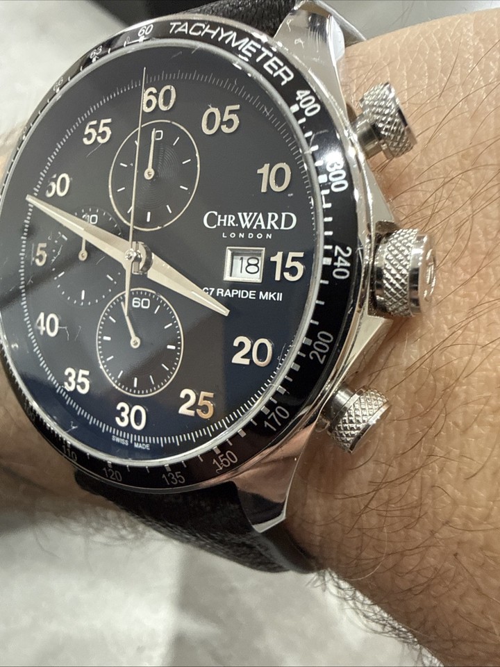 Christopher Ward C7 Rapide Chronograph MK2 Watch | eBay UK