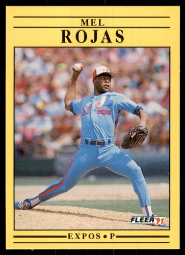 1991 FLEER MEL ROJAS MONTREAL EXPOS #245 | eBay