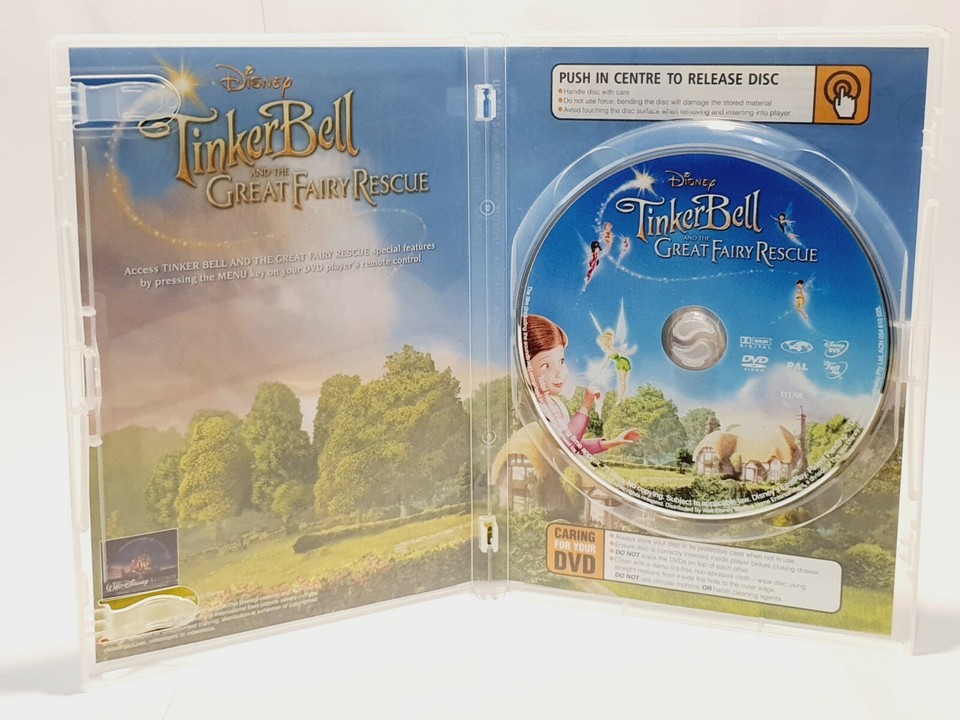 Tinker Bell and the Great Fairy Rescue DVD Movie Kids DVD Movie Film ...