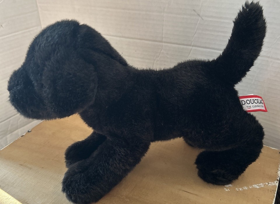 BREWSTER the Plush BLACK LAB Dog Stuffed Animal - by Douglas Cuddle ...