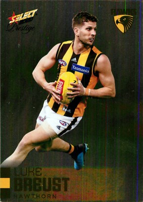 2020 HAWTHORN HAWKS AFL Card LUKE BREUST Footy Stars Prestige | eBay ...