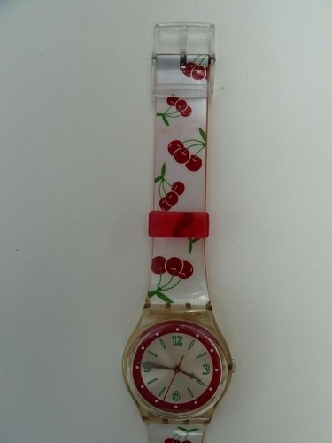 ~ Swatch Vintage Cherry Gloss Watch ~ | eBay