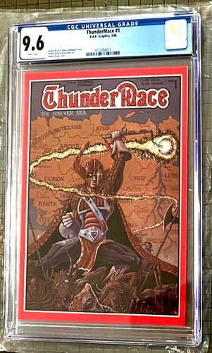 CGC 9.6 THUNDERMACE #1 FIRST APPEARANCE of CHAKAN By RAK SEGA game | eBay