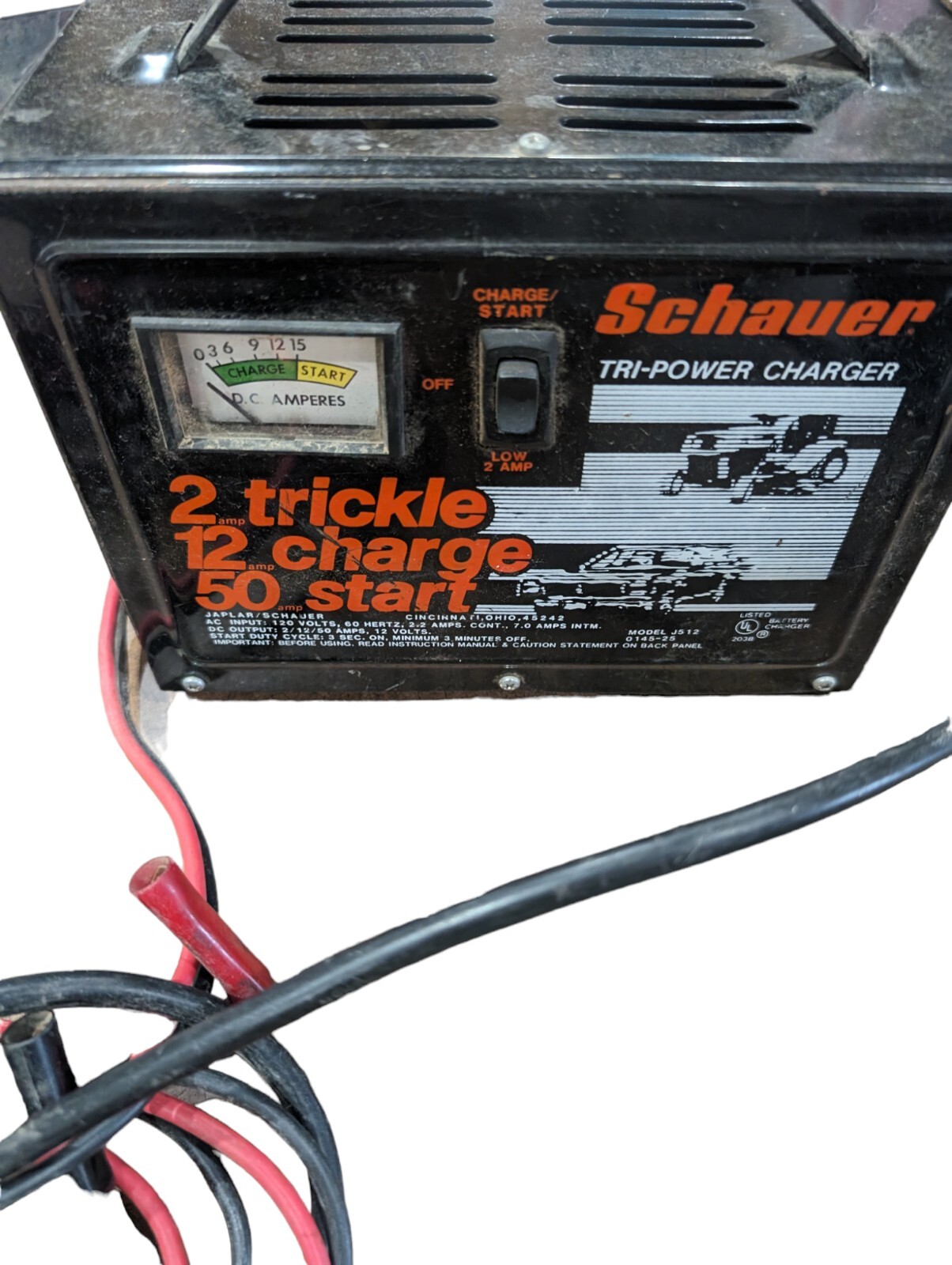 Schauer J512 Tri-power Charger 2/12/50 Amps Trickle Charge Start for ...