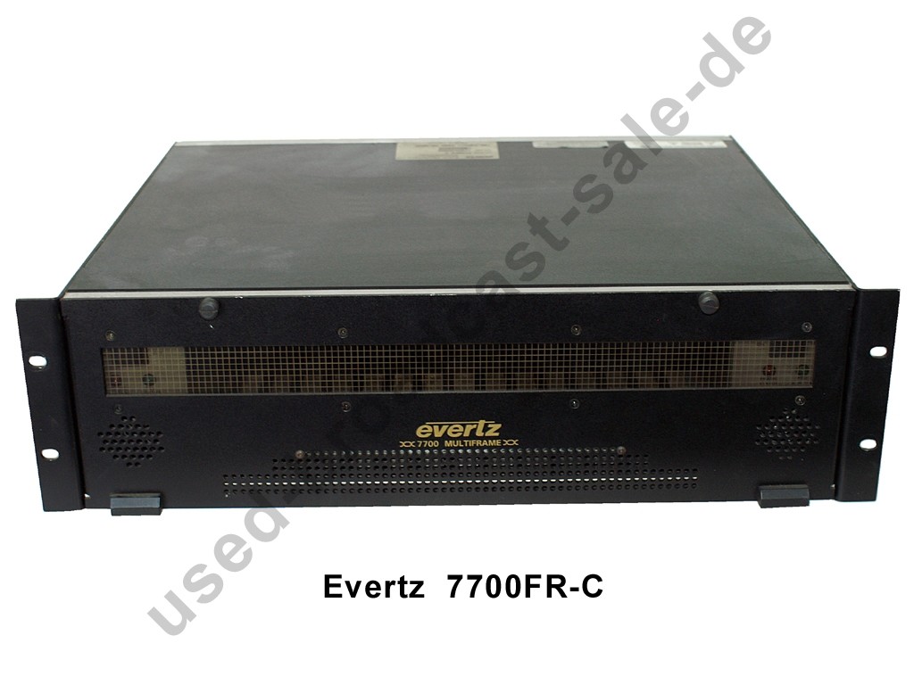 Evertz 7700FR-C - Leerframe 3RU | eBay UK
