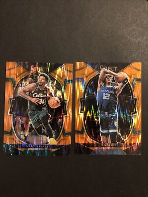 2022-23 Select Basketball Ja Morant & Marcus Smart Orange Flash Prizm ...