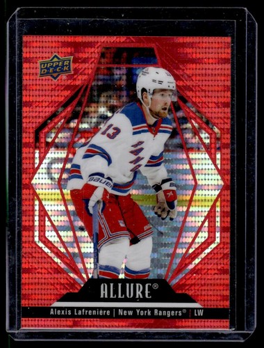 2022-23 Upper Deck Allure Red Rainbow Alexis Lafreniere New York ...