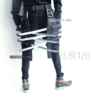 1/6th Black multifunctional belt Model For 12" Male Female Figure | eBay