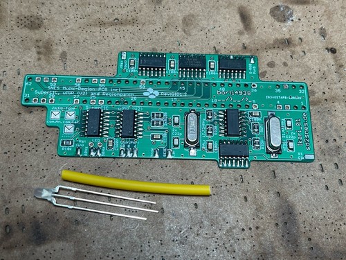 SUPER NINTENDO 1-CHIP SWITCHLESS REGION SUPERCIC, UIGR & D4 PATCH MOD ...