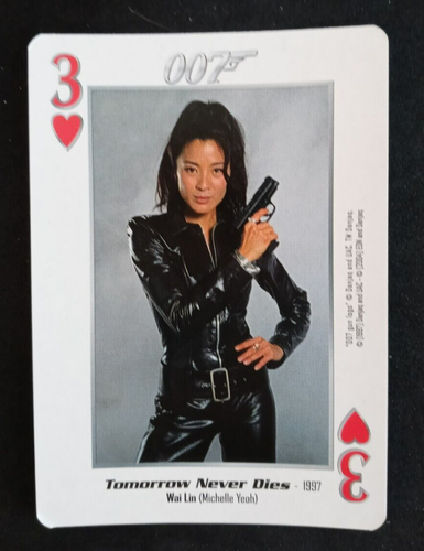 2002 James Bond 007 Movie Playing Card Films 11-19 3 Hearts | eBay