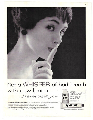Ipana Toothpaste Print Ad Vintage Advertisement Dental Bristol Myers ...