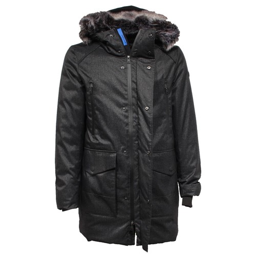 F9080 giaccone uomo UP TO BE SKYLINE dark grey eco fur jacket man | eBay