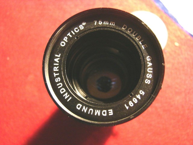 Edmund Optics 75mm Focusable Double Gauss Lens- 54691 for sale online ...