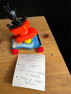 1994 McDonalds ANIMANIACS PROTOTYPE 1ST SHOT "DOT WITH ANVIL CAR" Happy ...