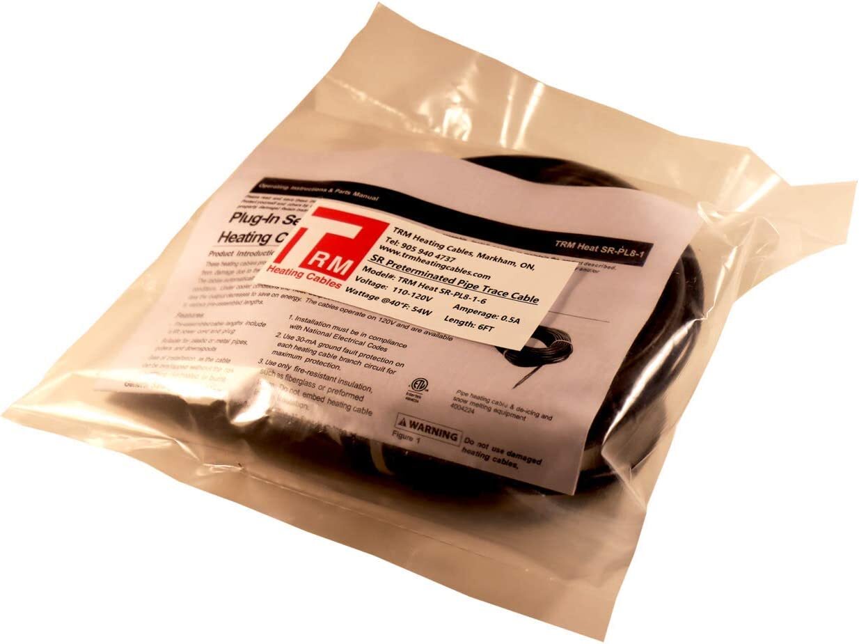 TRM Self-Regulating De-Icing Roof Heating Cable For Snow Melting, Heat ...