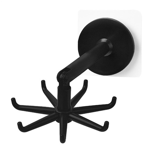 360 Degrees Rotating Folding Hook Self-Adhesive Vertical Flip ...