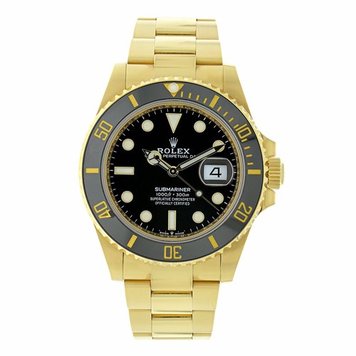 Rolex Submariner Watch 41MM Black Index Hour Markers Dial Ceramic | eBay