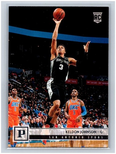 2019-20 Panini Chronicles Keldon Johnson RC #113 Rookie Card San ...