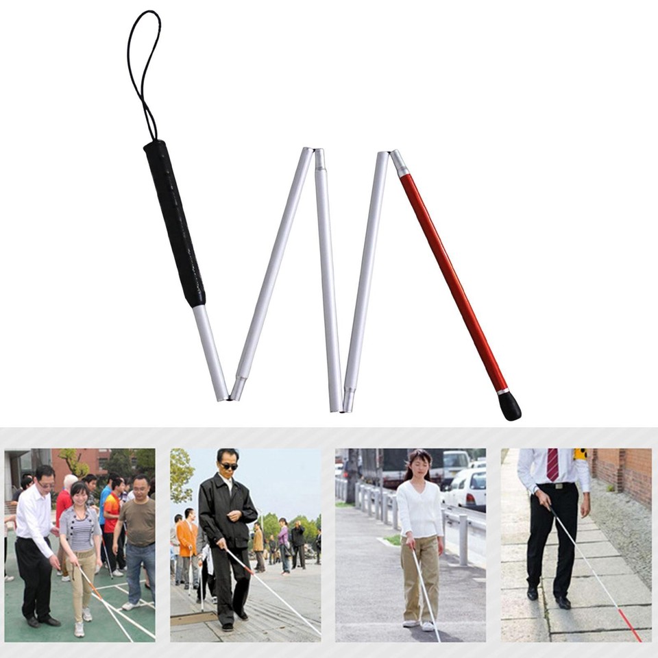 Folding Blind Cane Walker Mobility Cane Walking Cane Walker Trekking ...