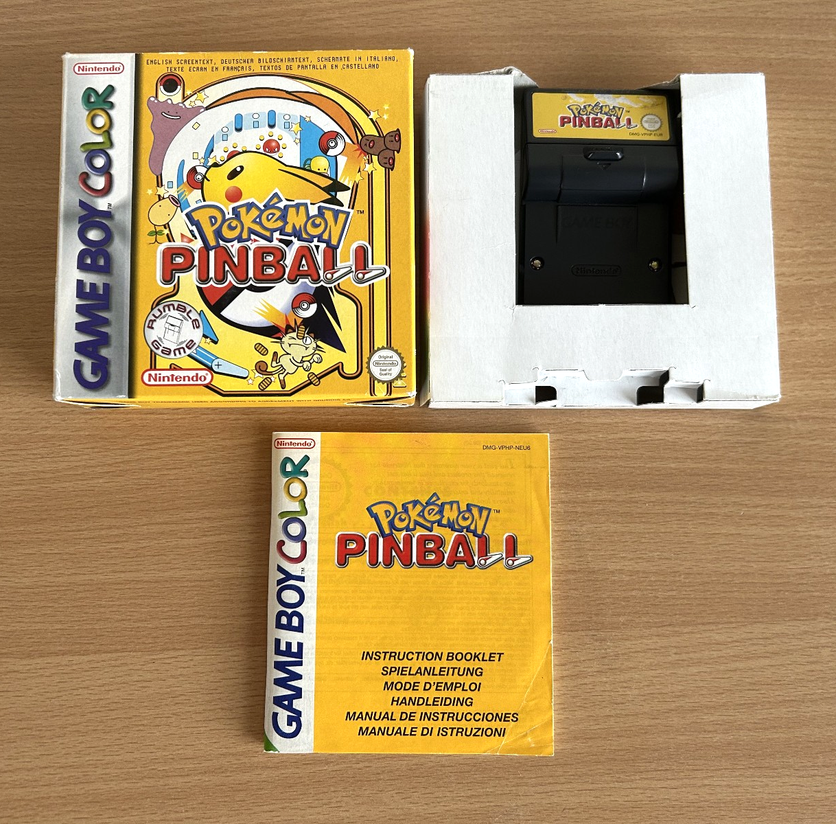 Pokemon Pinball Nintendo Gameboy Color Game Complete | eBay