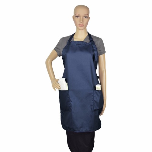 Apron Commercial Restaurant Home Bib Spun Poly Cotton Kitchen Aprons (2 ...