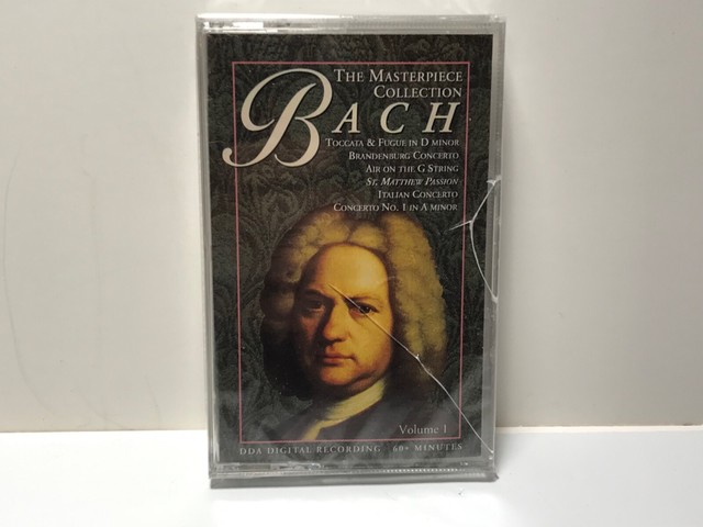 The Masterpiece Collection Bach Volume 1 Cassette Tape for sale online ...