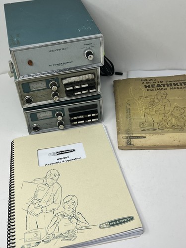 FOR PARTS HeathKit HW 202 Meter FM transceiver And Manual Untested- 3 ...