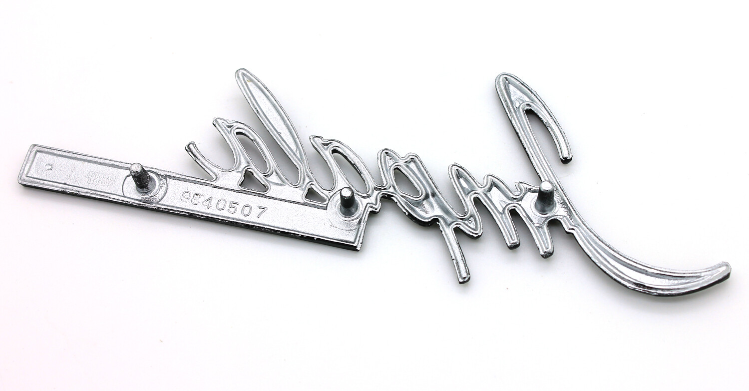 NEW 71-76 Impala Custom Script Emblem / USA-MADE Coupe Rear Sail Panel ...