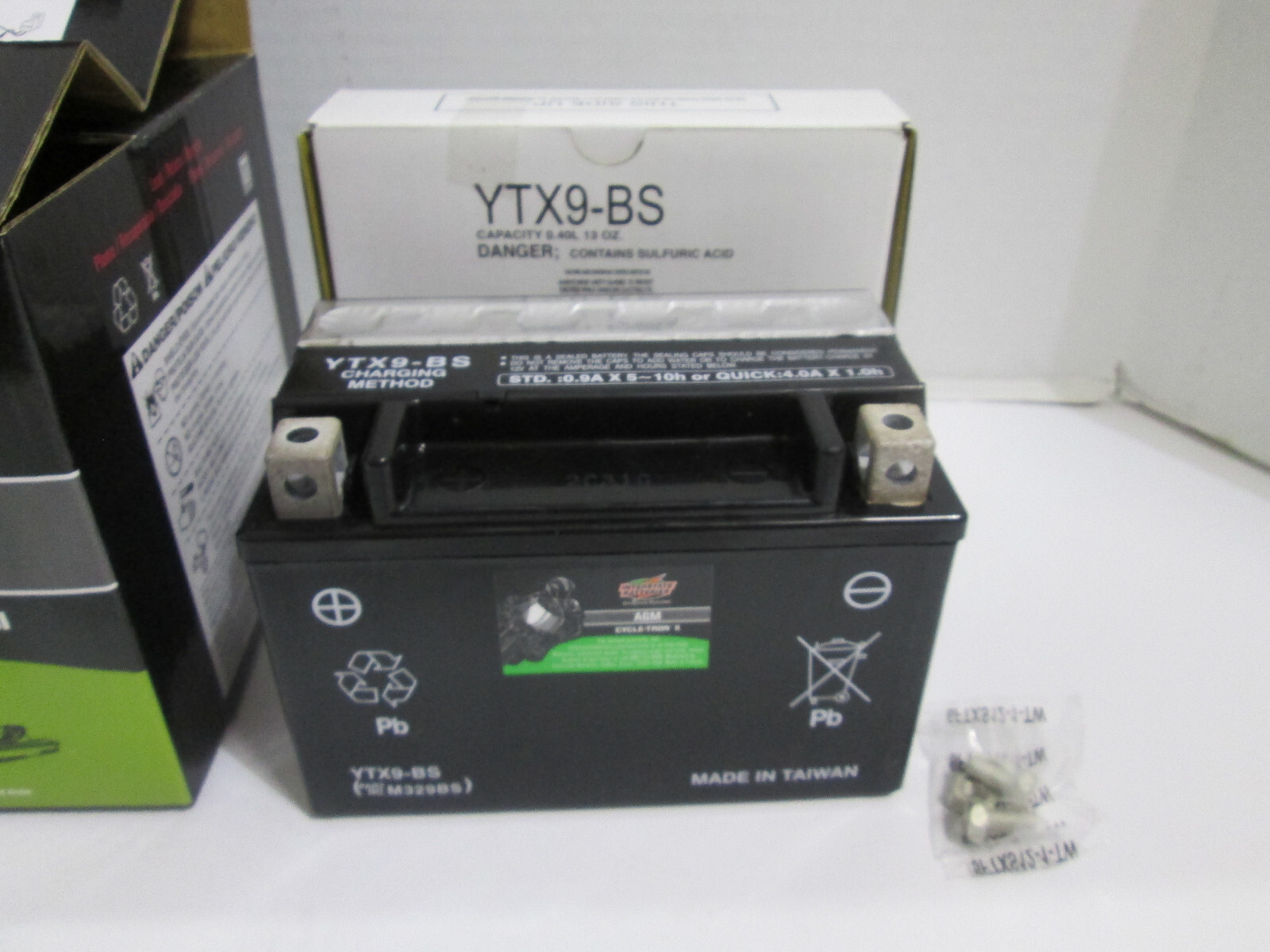 Interstate Battery Cycle TRON II CYTX9-BS NEW MOTORCYCLE POWER/SP FREE ...