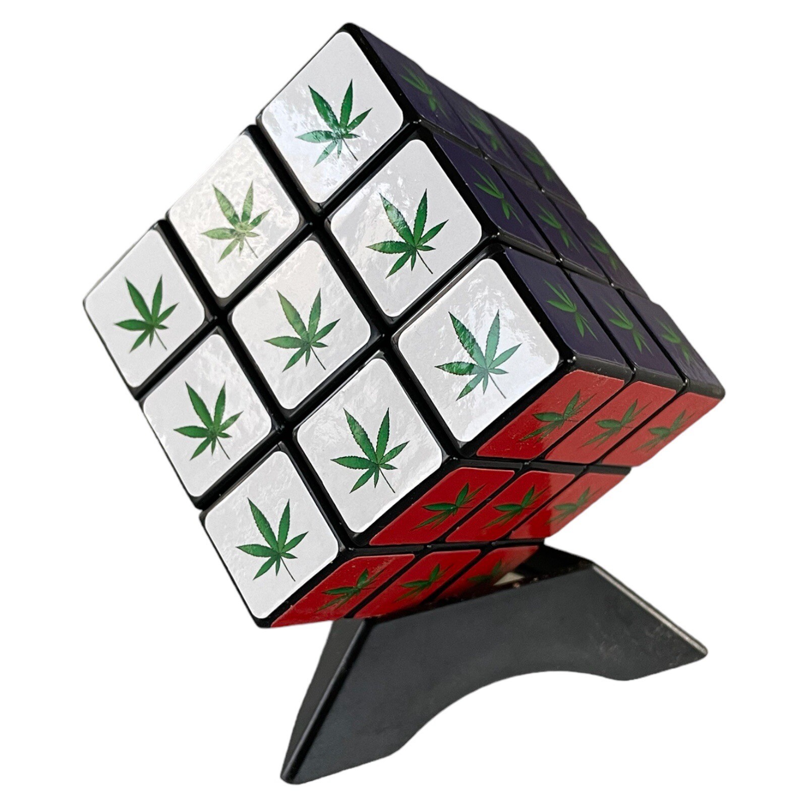 Marijuana Themed Rubiks Cube Custom-Made Fully Functioning Working Cube ...
