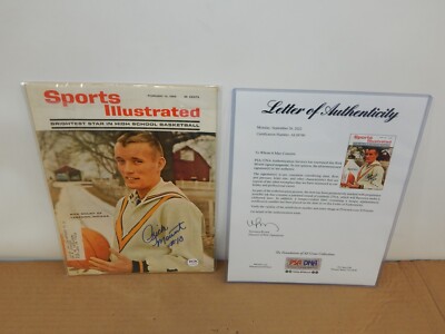 Sports Illustrated February 14, 1966 Rick Mount Signed Autographed PSA ...