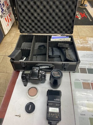 Canon EOS A2E Camera with Speedlite 540EZ, Sigma 100-300 Lens and Case ...