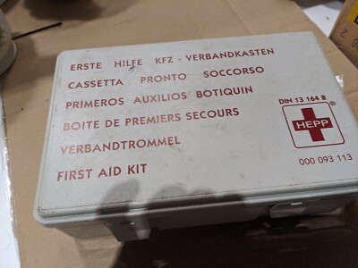 Vintage HANS HAPP FIRST AID KIT MEDICAL EMERGENCY KIT. PROP | eBay