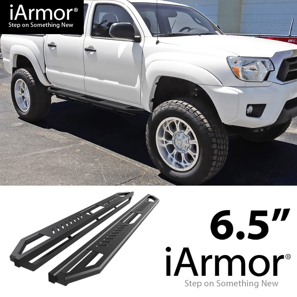 iArmor Off-Road Side Steps Armor Fit 05-23 Toyota Tacoma Double Cab ...