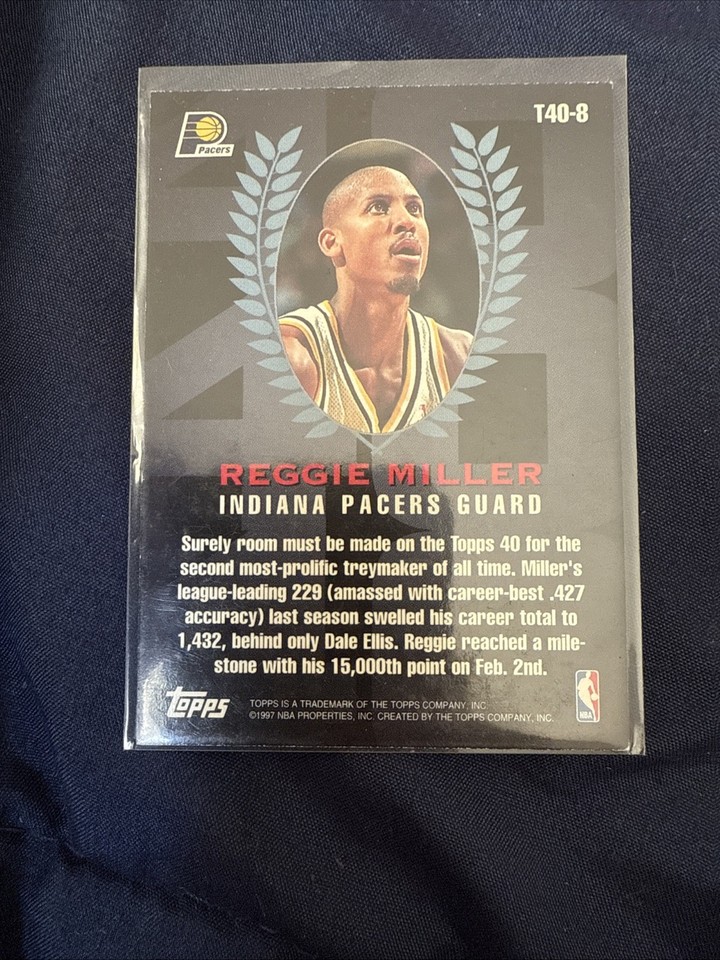 (Great Cards)Reggie Miller Indiana Pacers Cards | eBay