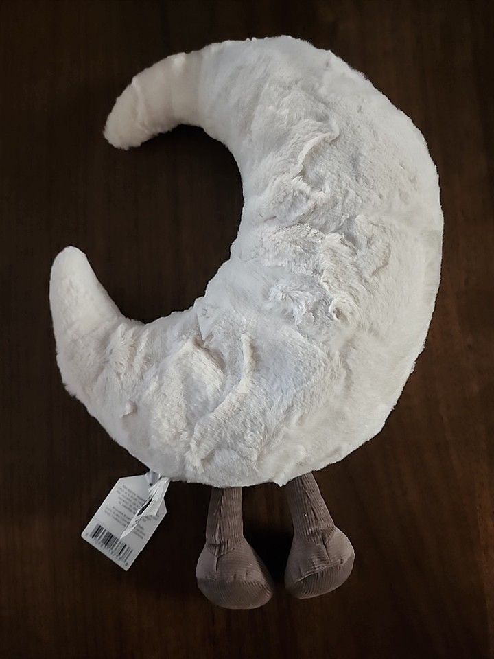 NEW! Genuine Jellycat Amuseables Moon Stuffed Toy, Medium 10.5" - Moon ...
