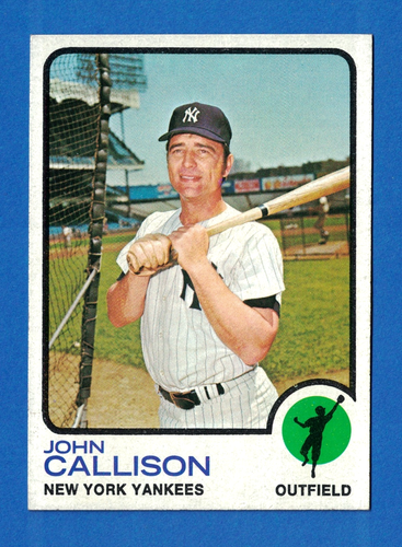 1973 Topps #535 John Johnny Callison NM Near Mint New York Yankees | eBay