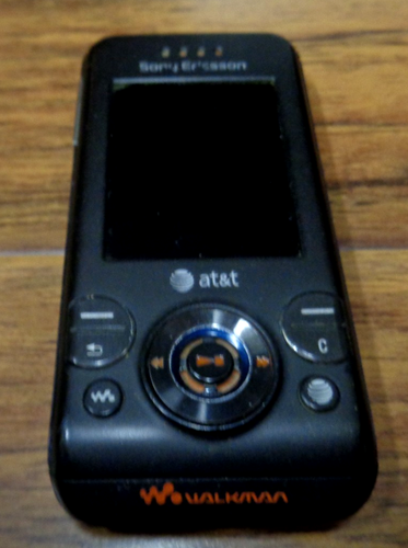 SONY ERICSSON W580i WALKMAN CELLULAR PHONE UNTESTED AS IS BLACK ORANGE ...