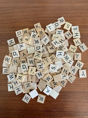 LIMITED TIME LEFT - Authentic Engraved Wood Scrabble Tiles From ...
