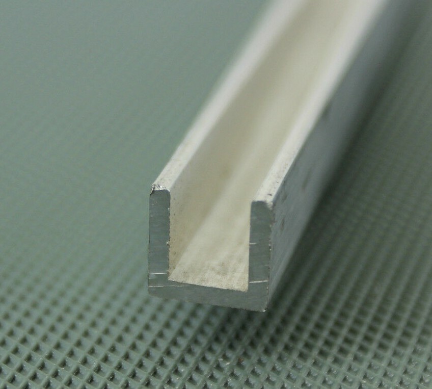Aluminium U CHANNEL C Section Good Range & Bespoke Cutting Service ...