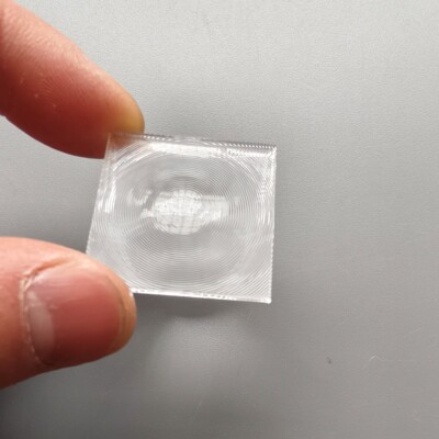 30x30mm Mini Optical PMMA Plastic Solar Condensing Fresnel Lens Focal ...