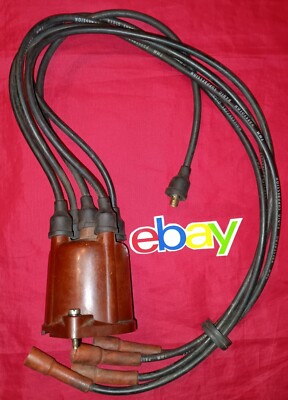 Vintage Magneti Marelli Distributor Cap & WIRES IMPORT PART 1970 Fiat ...