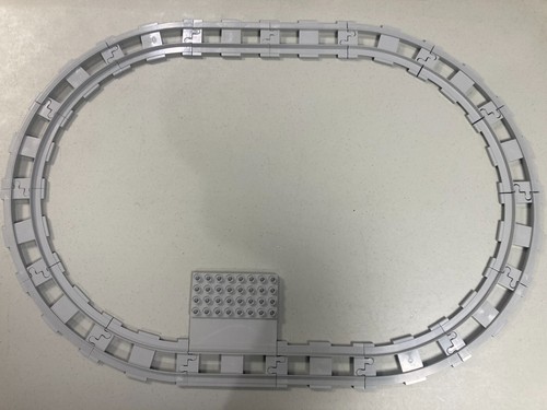 16 Piece Lego Duplo 10874 Train Tracks - 12 Curve, 3 Straight, Crossing ...