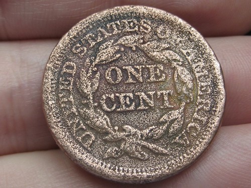 1852 Braided Hair Large Cent Penny, VG/Fine Details | eBay