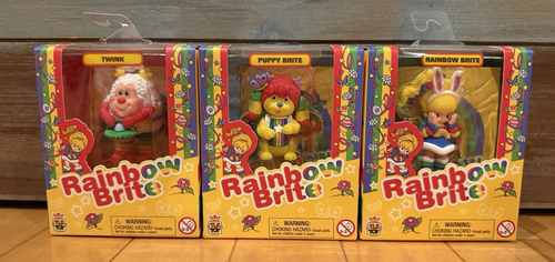 New TLS Rainbow Brite Spring Easter Cheebee Set Lot Of 3 Figures Puppy ...