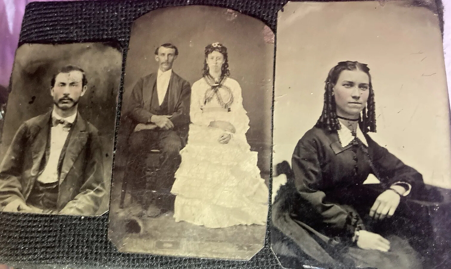 Rare Antique Tintype Lot Of Doc Holliday & Kate Horoney Wedding ...