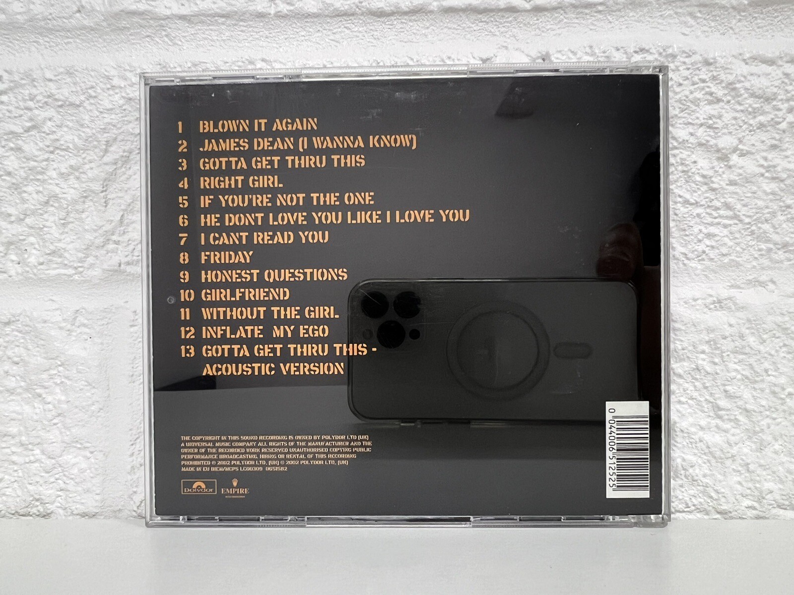 Daniel Bedingfield CD Collection Album Gotta Get Thru This Genre ...