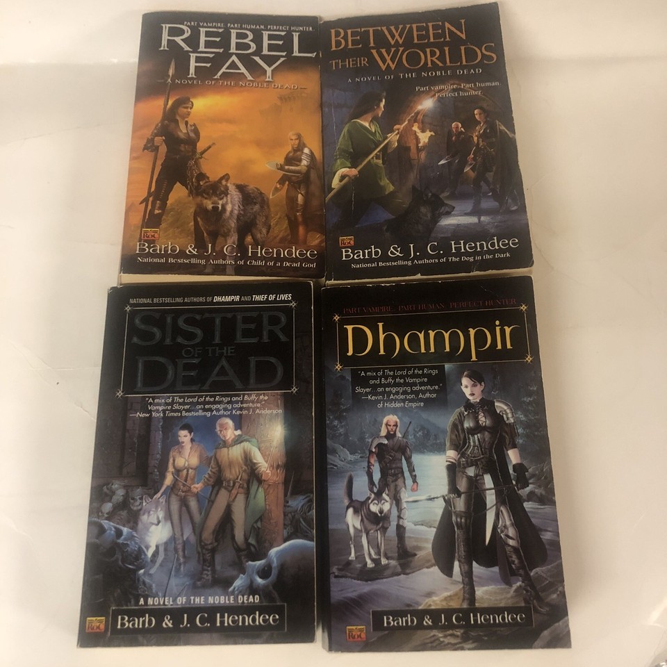 Lot Of 4 Barb And J. C. Hendee. Dhampir. Rebel Fay. Sister Of The Dead ...